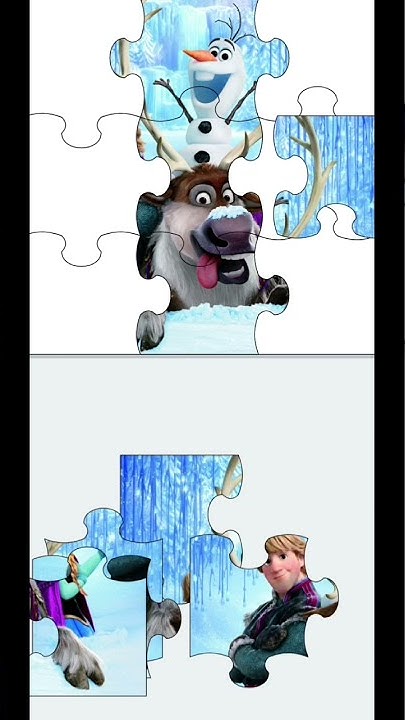 FROZEN PUZZLE! ELSA,ANNA,OLAF, KRISTOFF, SVEN! - YouTube