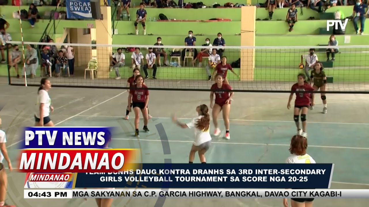 Team DCNHS daug kontra DRANHS sa 3rd Inter-Secondary Girls Volleyball ...