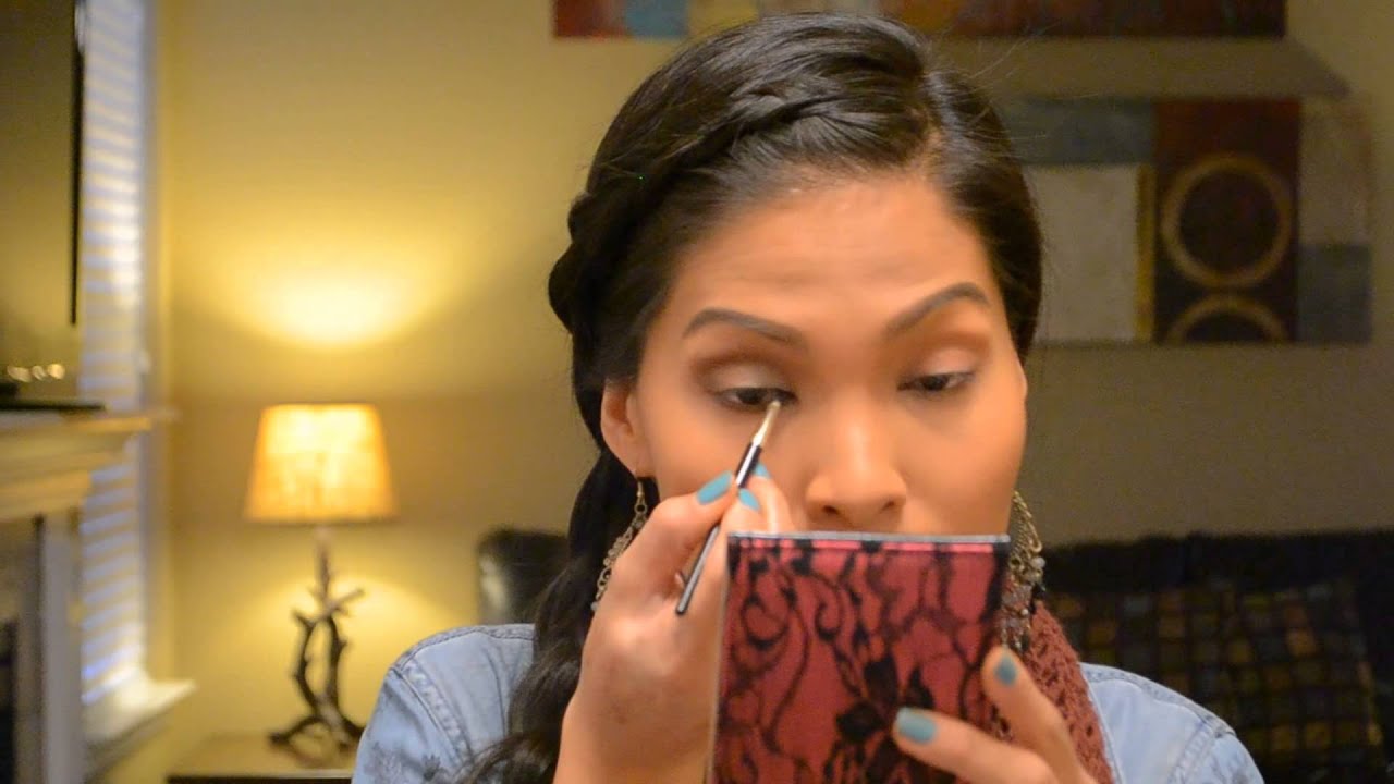 Makeup for Small/Slanted/Wide-set Asian Eyes Tutorial - YouTube