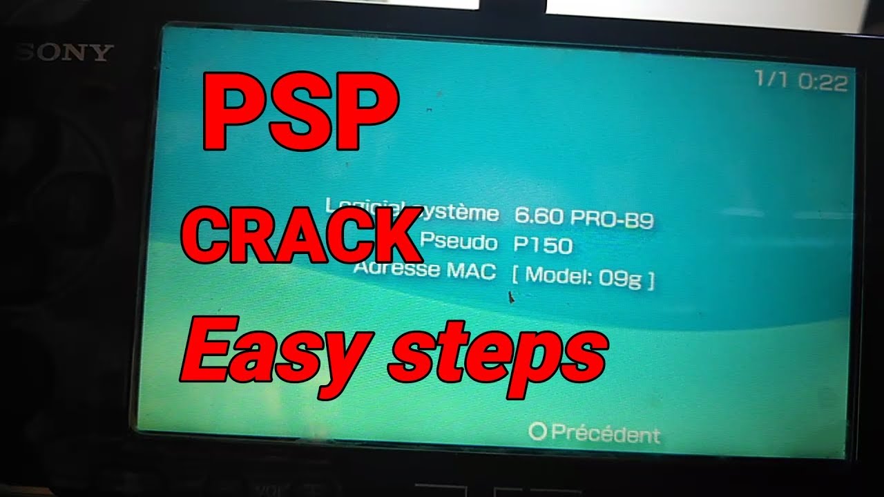 How to Cracker PSP in 6.60PRO-B9 + Put games (easy steps) - YouTube