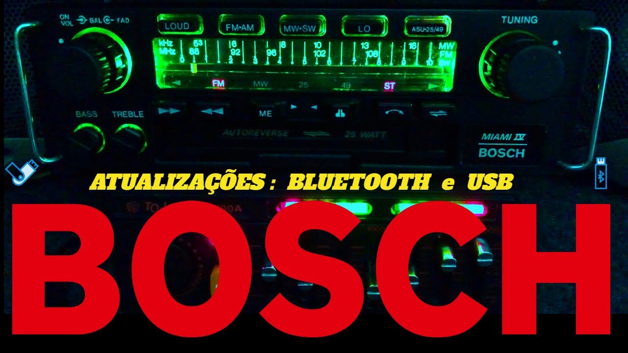 O clássico que voltou com tudo: Conheça o Bosch Miami IV com Bluetooth ...
