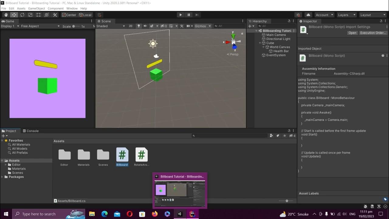 Billboarding in Unity: How to Create 2D/3D Sprites that Always Face the ...