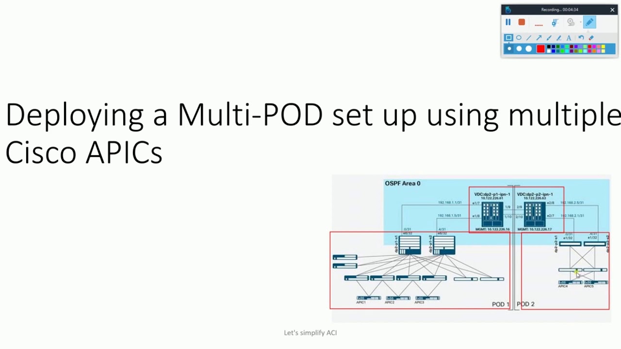 16 Multi Pod provisioning, guidelines and best practices - YouTube