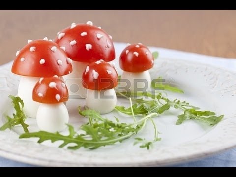 Funghetti di Mozzarelle e Pomodorini,RICETTA SFIZIOSA Antipasto FACILE ...