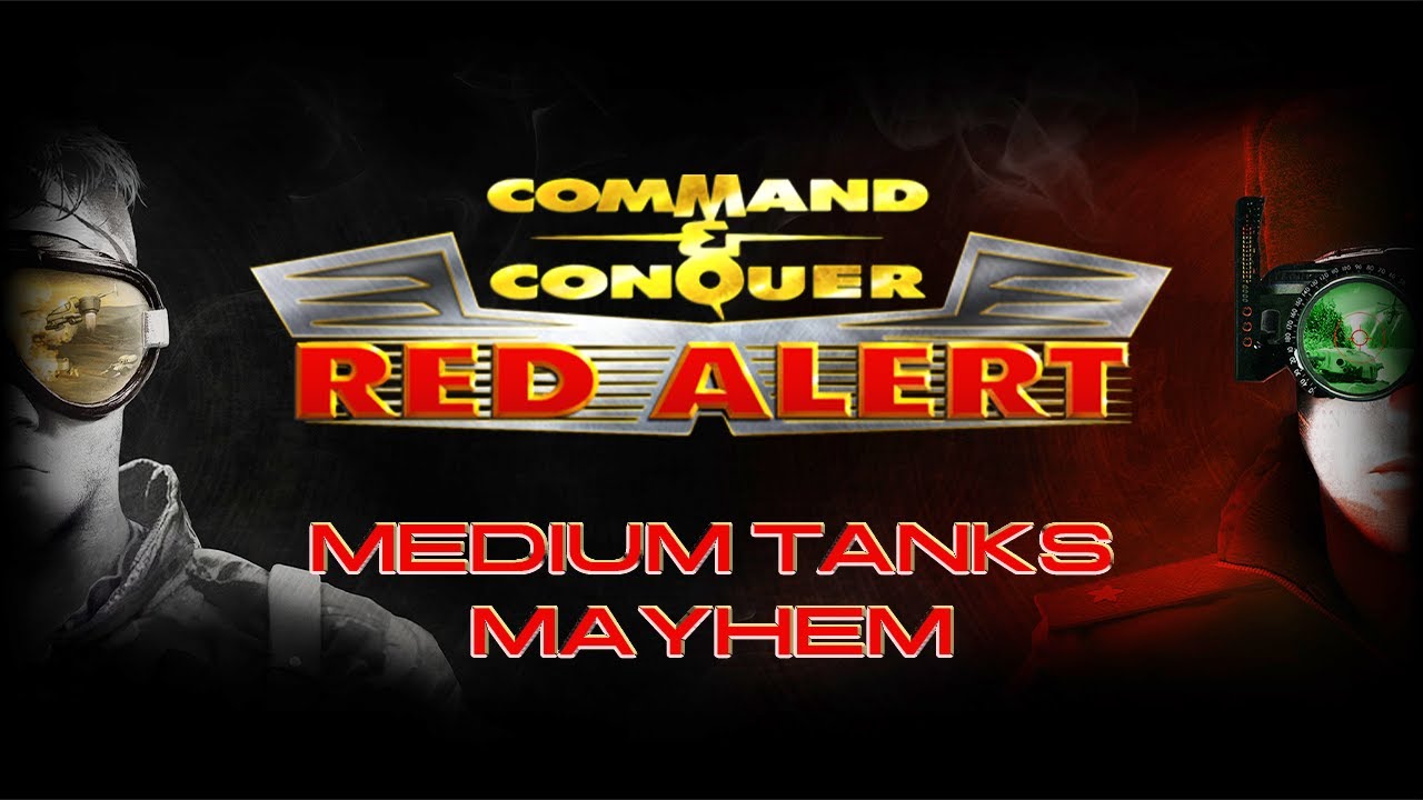 Command and Conquer: Red Alert 1v1 - Medium Tanks Mayhem - YouTube