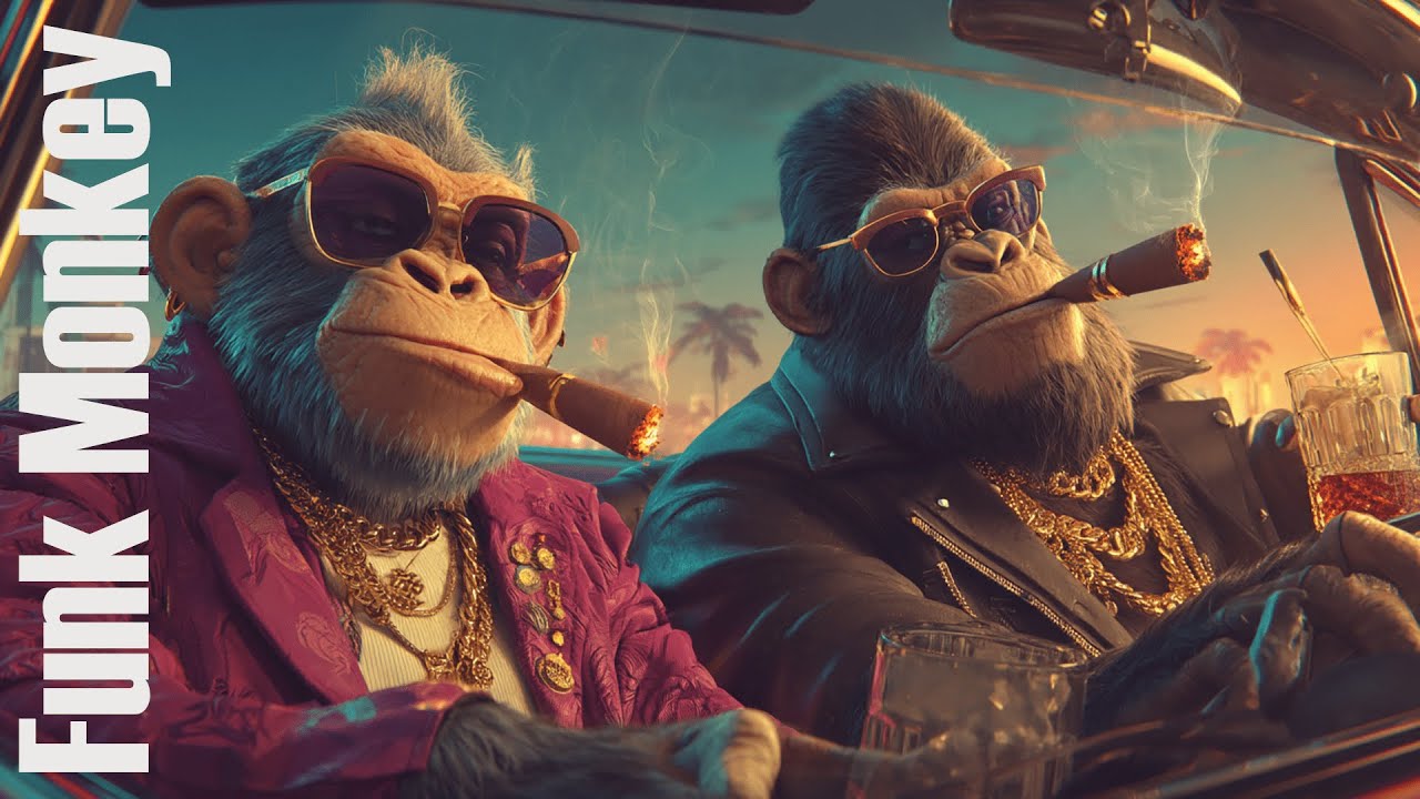 Two Cool Monkeys, One Smooth Ride (- Funk Monkey -) - YouTube