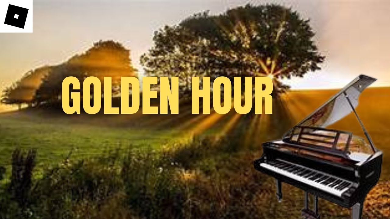Golden Hour Piano Roblox!!!🎹 - YouTube