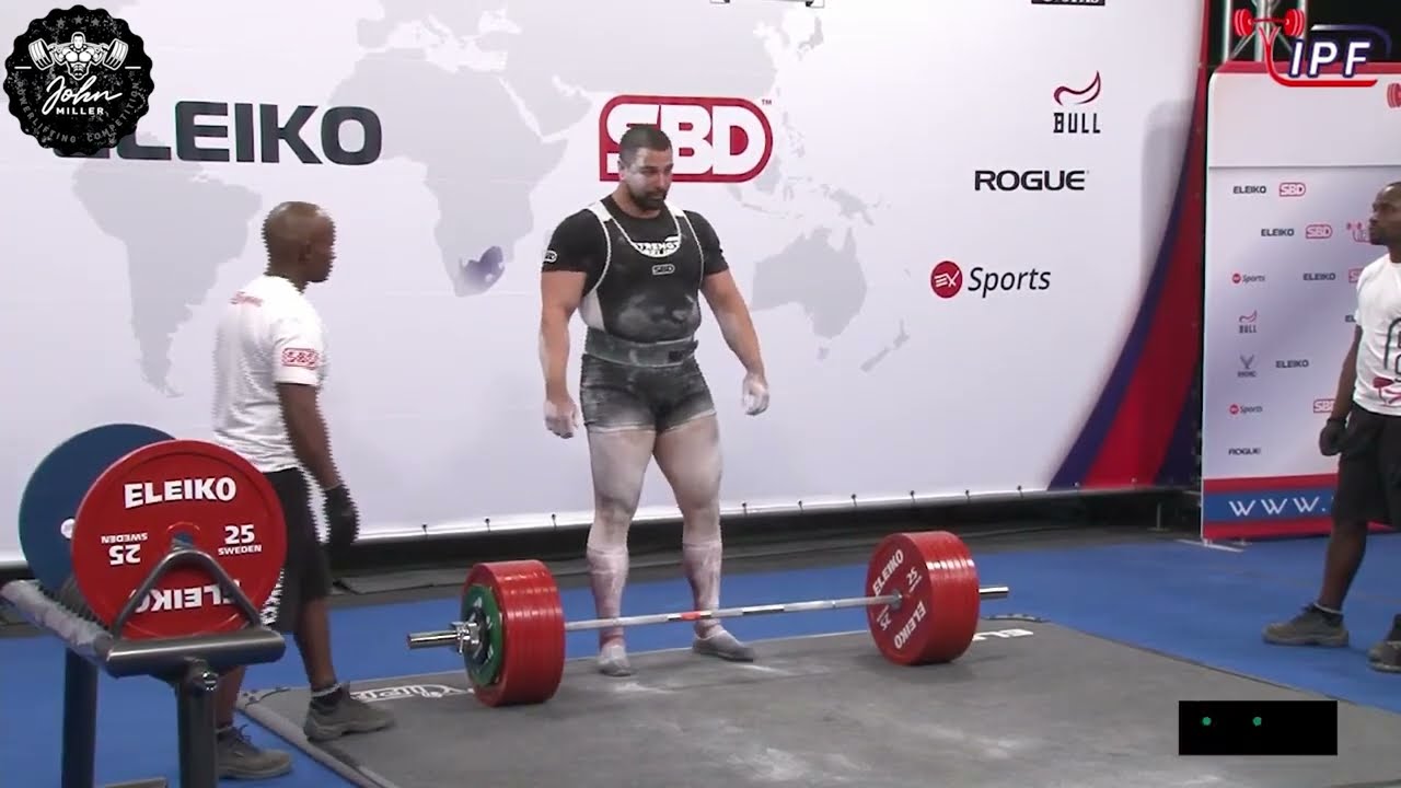 Cenk Kocak - 3rd Place 930kg Total - 120+kg Class 2022 IPF World ...