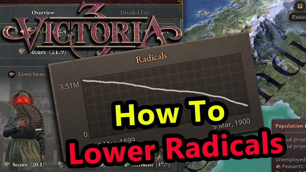 How to Lower Radicals in Victoria 3!!! - YouTube