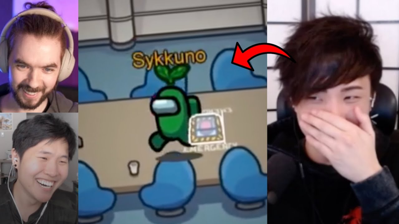 Among Us HACK! ft Sykkuno, Toast, Jacksepticeye, Myth, Brooke, & more ...