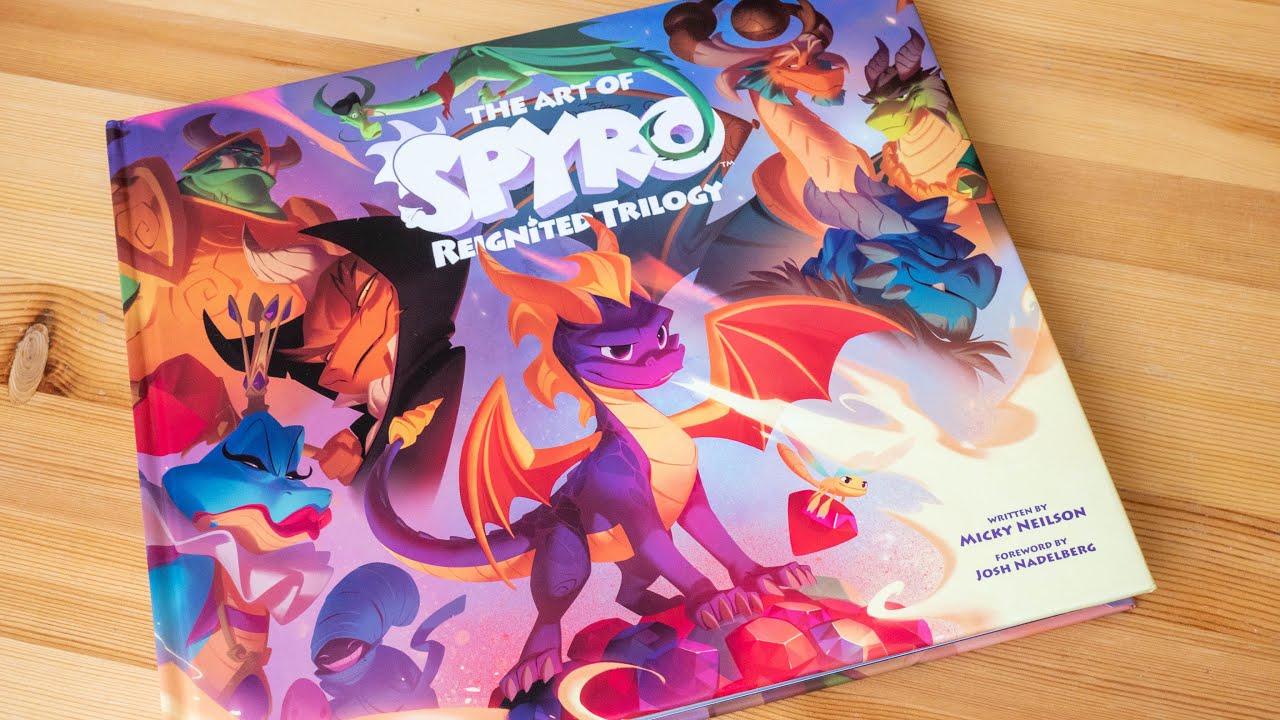 The Art of Spyro: Reignited (book flip) - YouTube