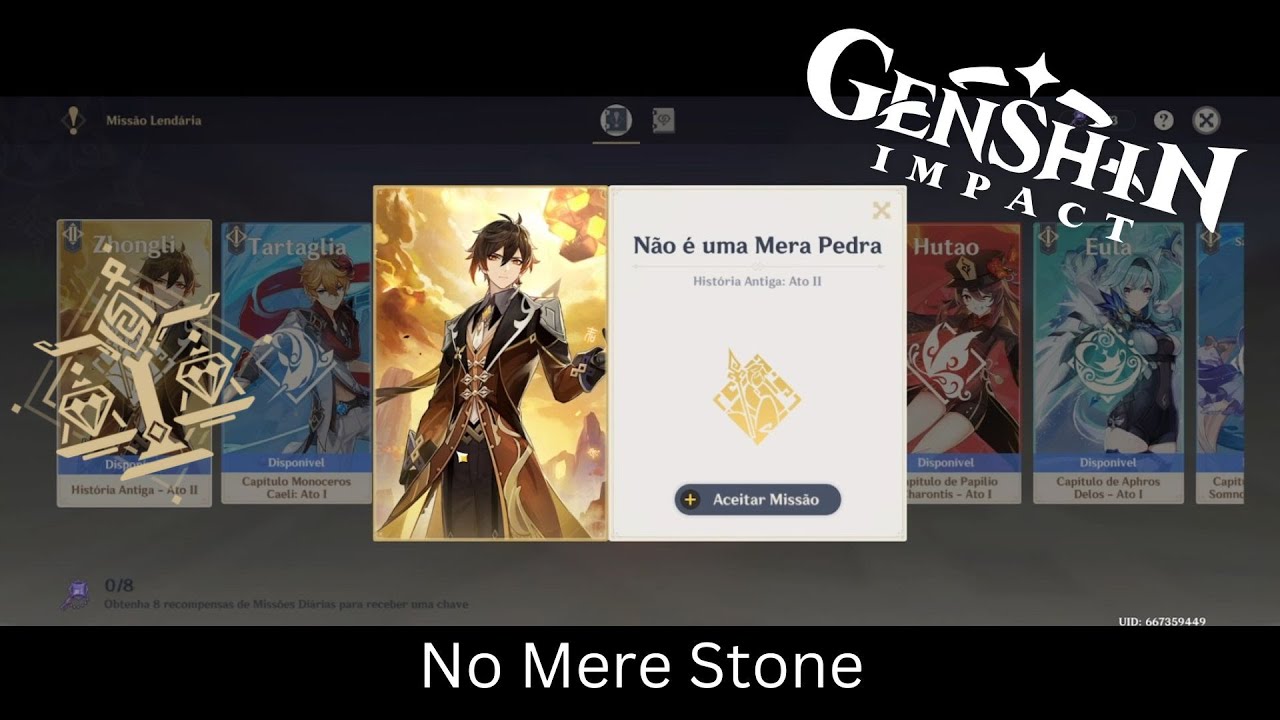 No Mere Stone / Zhongli - Genshin - Kit - YouTube