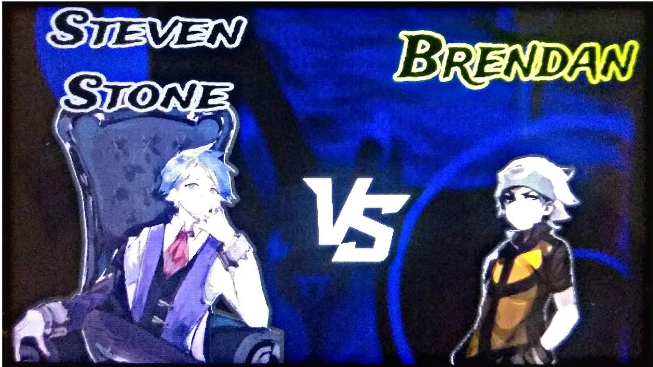 Brendan vs Steven Stone [Champion Battle] - YouTube