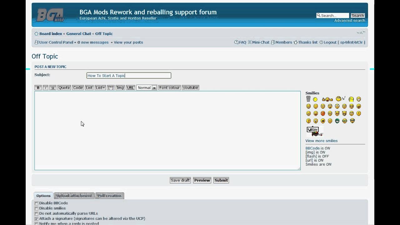 How To Start A Topic Thread - YouTube
