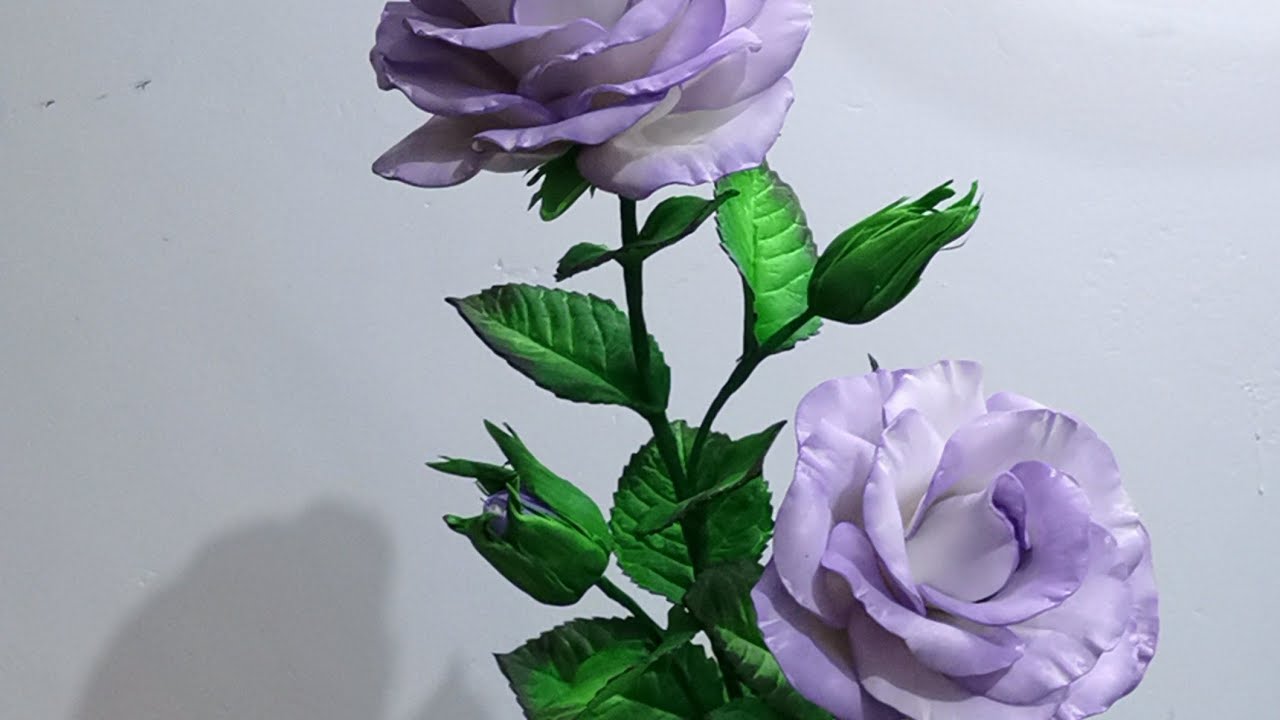 como fazer uma linda rosa utilizando o frisador - YouTube