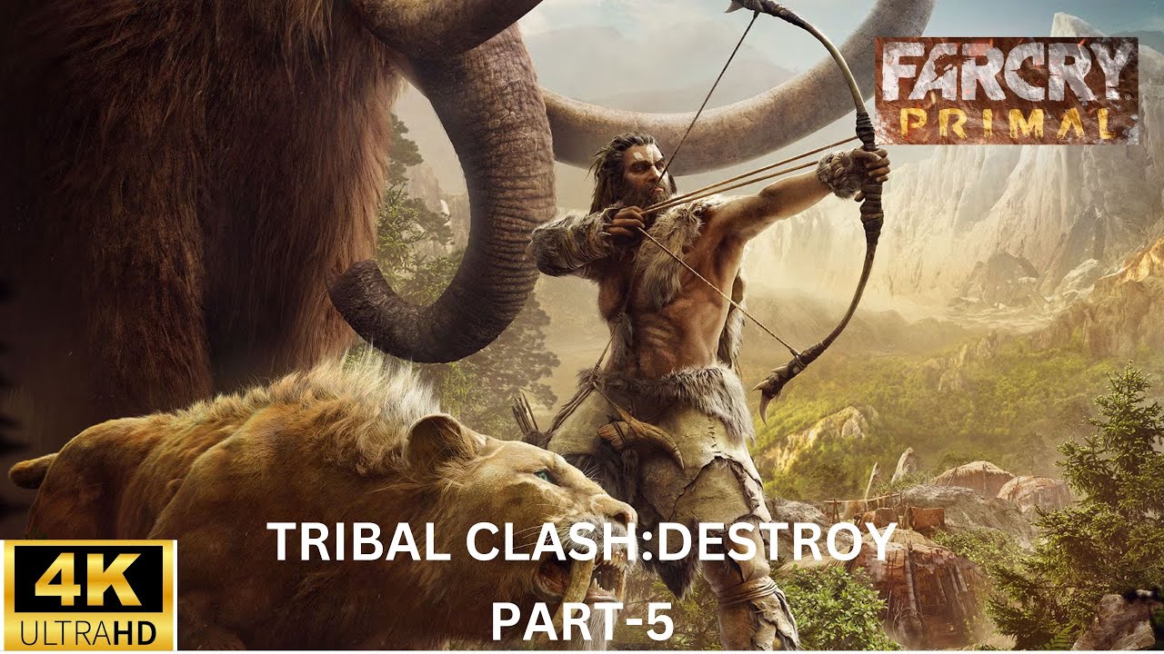Tribal Clash Destroy -Far Cry Primal Gameplay #5 - YouTube