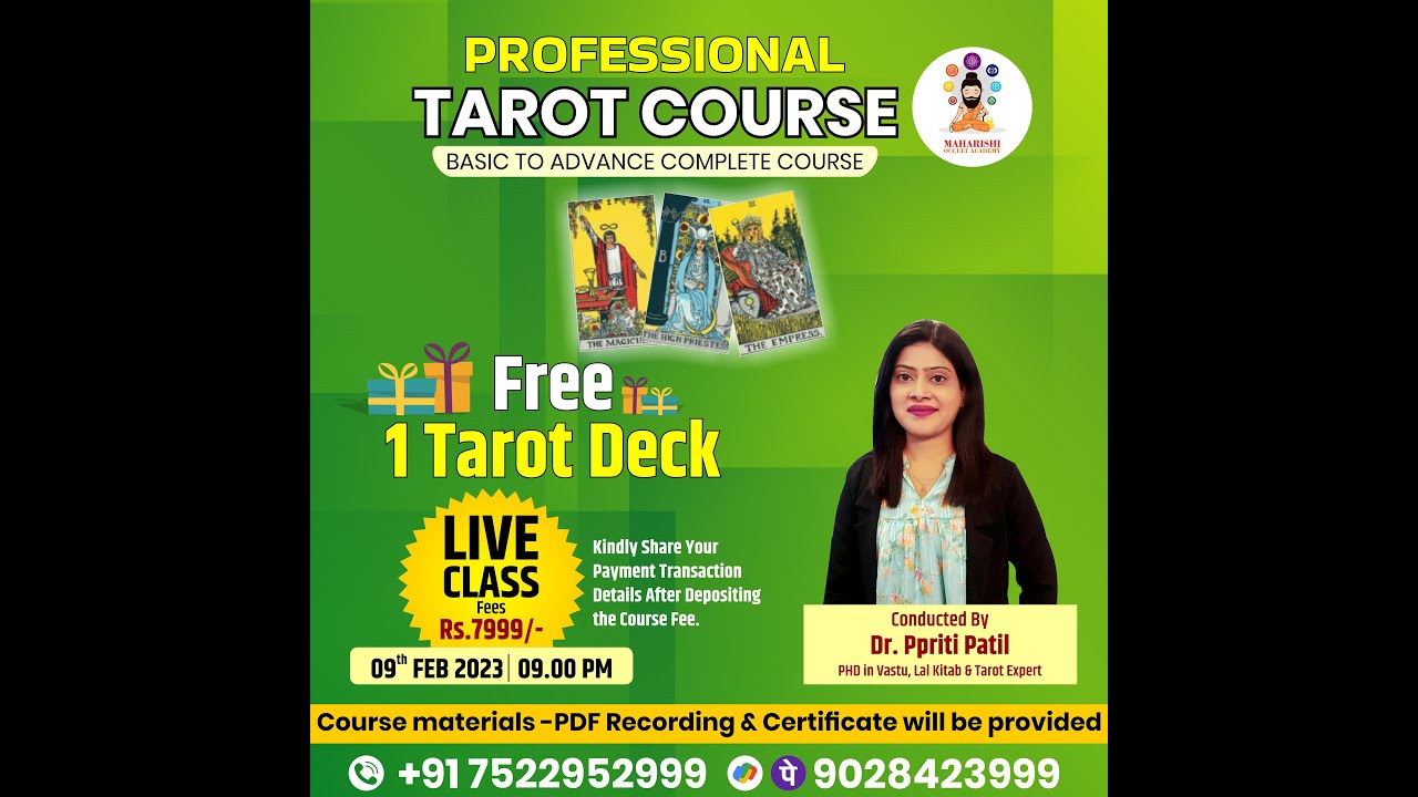 Free Introductory Tarot Class - YouTube