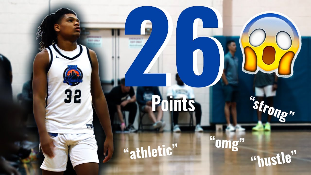 6’6” 2024 Kavien Jones dropped 26 pts against 1 Family @ Pwr24 in ATL‼️ ...
