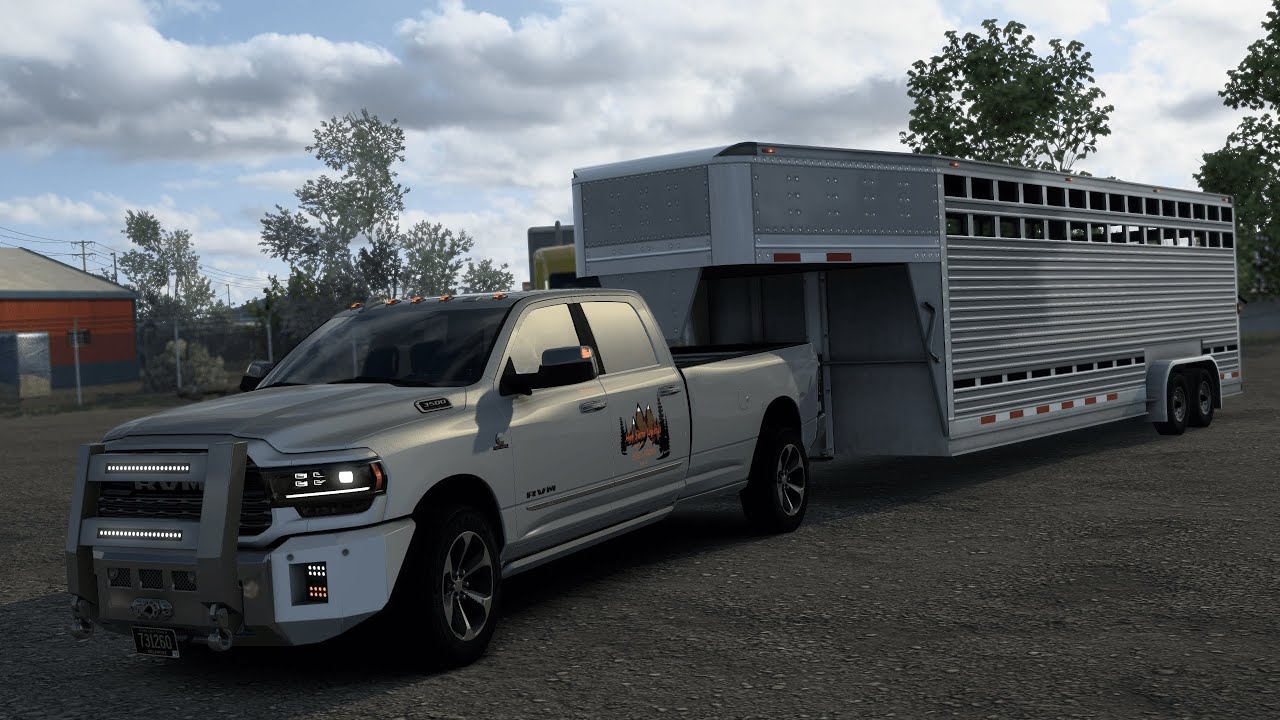 American Truck Simulator 2023 1.47 RVM Pickup Truck RAM By JON RUDA ...