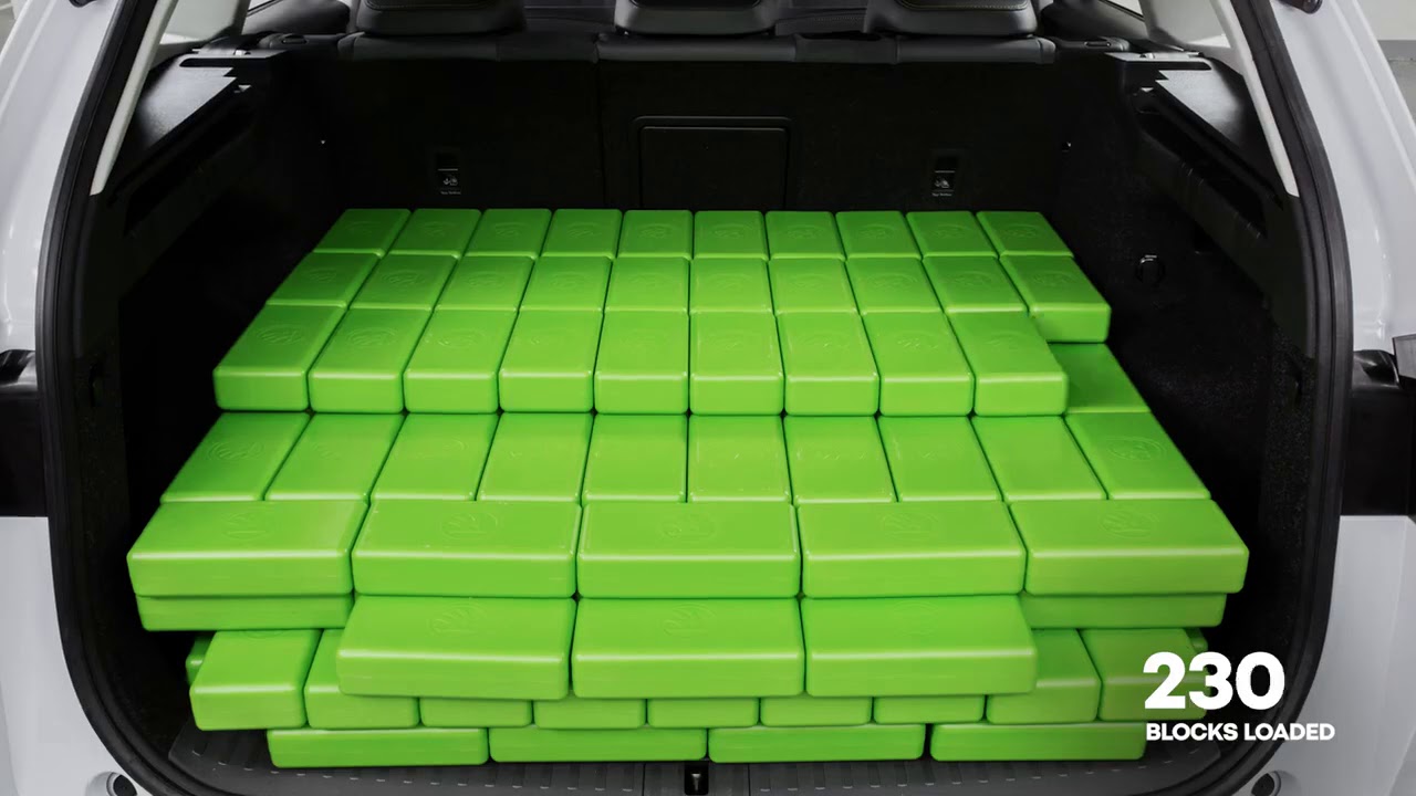 ŠKODA ENYAQ iV Measuring boot capacity - YouTube