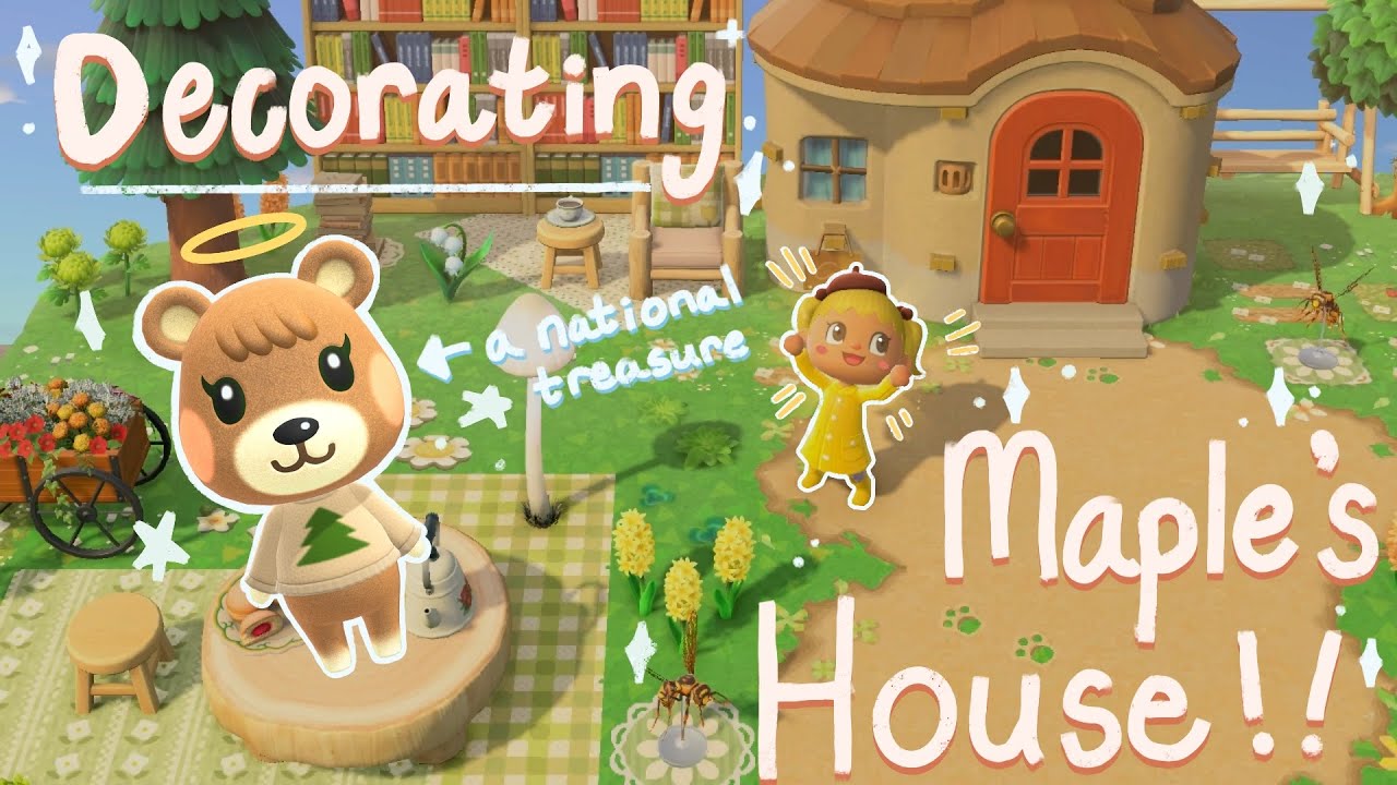 DECORATING MY ISLAND ft. maple's house | Animal Crossing: New Horizons ...