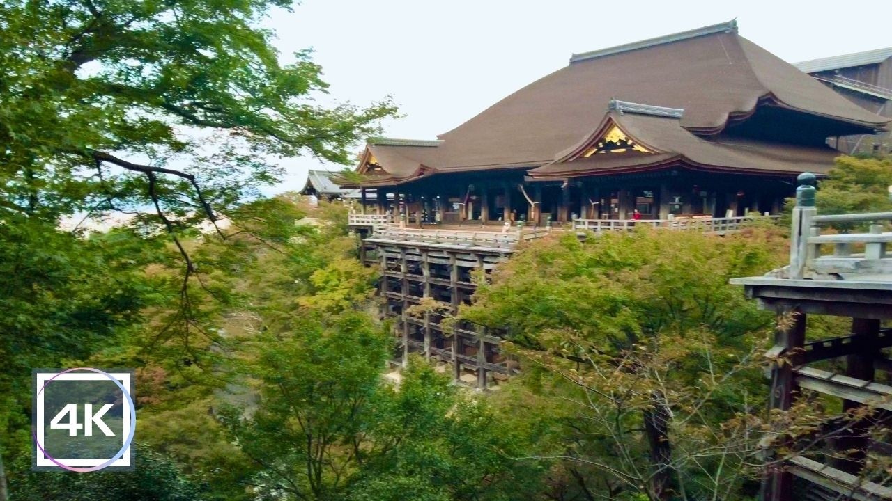 4K Japan｜Autumn in Kyoto, Morning Walk at Kiyomizu-dera Temple - YouTube