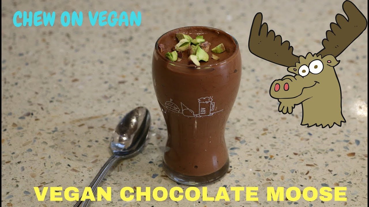 Vegan Chocolate Moose(mousse) - YouTube
