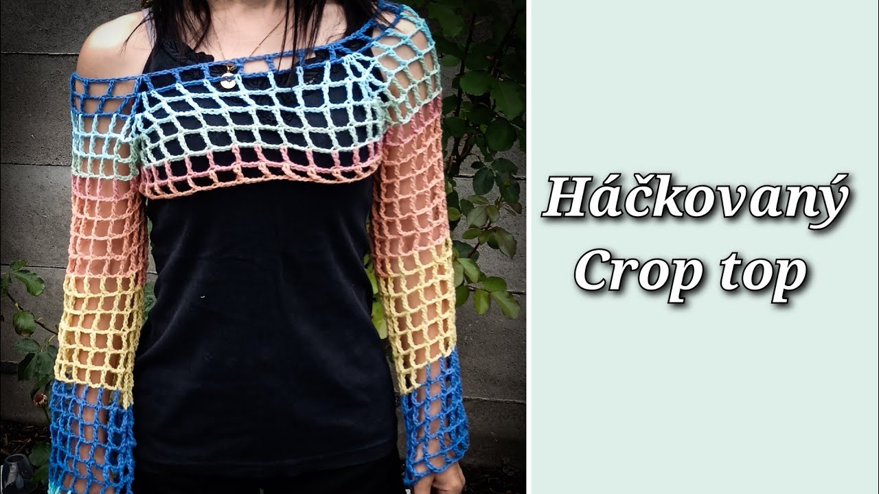 háčkovaný crop top návod #crochet #amigurumi #háčkování #háčkovanie # ...