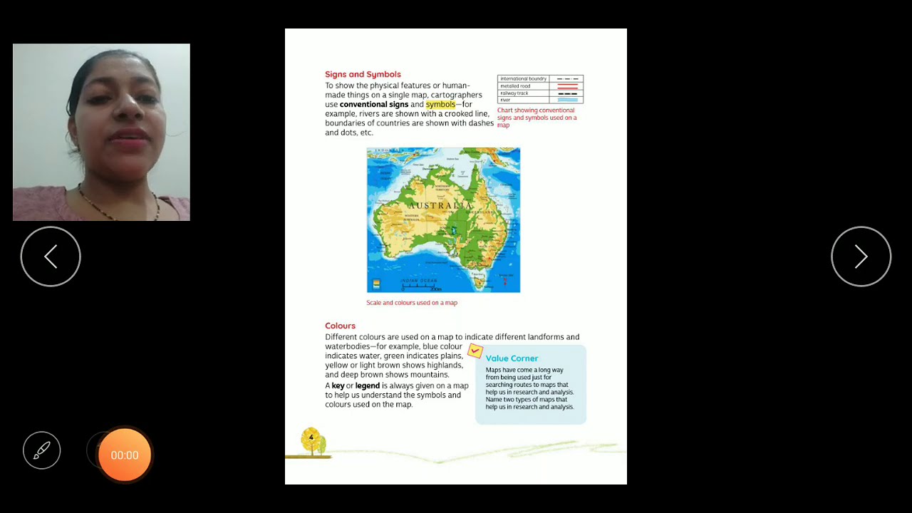 Class 5th (S.St. - Time Tales) Ch-1 (Globes and Maps) Question/Answers ...