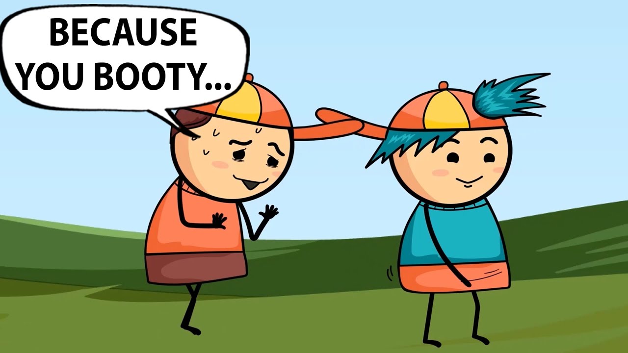 I'm Right Behind You | Funny Cartoon - YouTube