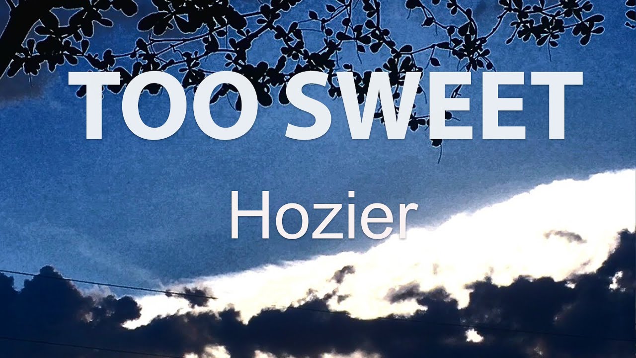 Hozier - Too Sweet (Lyrics) - YouTube