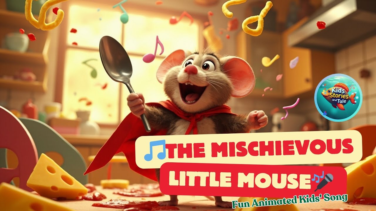 🎵 "Oops! Cheeky Mouse Messy Kitchen 🐭 | Fun Nursery Rhyme for Kids ...