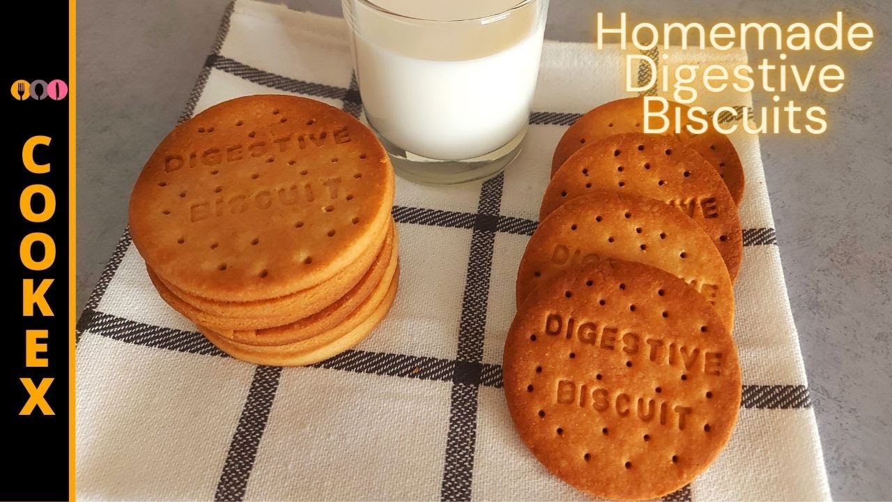 Digestive Biscuit Recipe ll Healthy Atta Biscuits ll How To Make ...