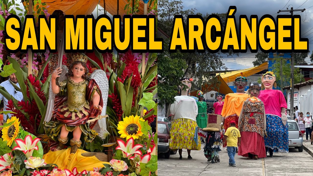 Calenda en honor a SAN MIGUEL ARCÁNGEL en Palo de Obo, Putla Oaxaca ...