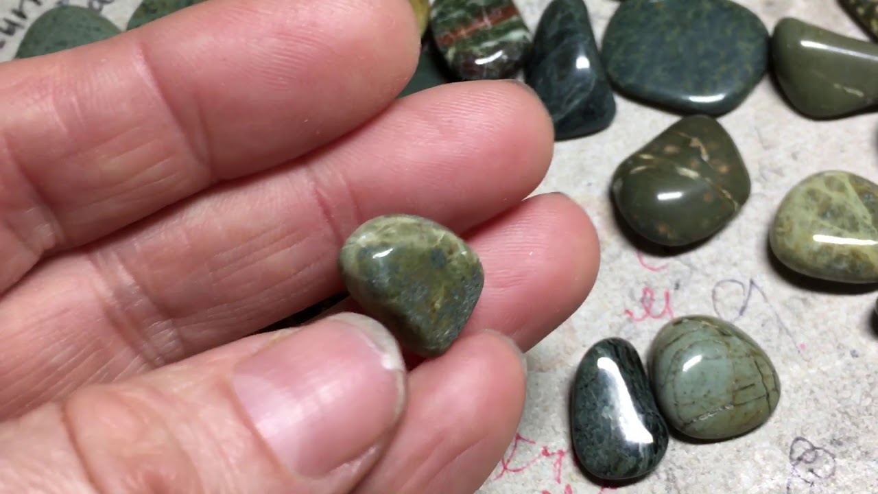 Green Jasper from Westport Washington State - YouTube