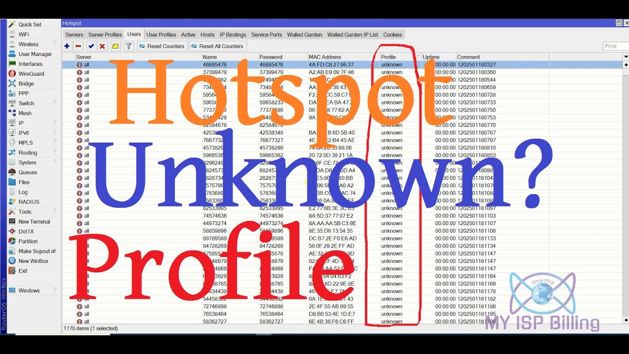 Part05:Mikrotik Hotspot Unknown Voucher and Profile Restoring|Unknown ...