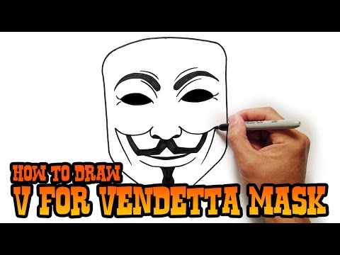 Learn to Draw V for Vendetta Character | Drawing Lesson