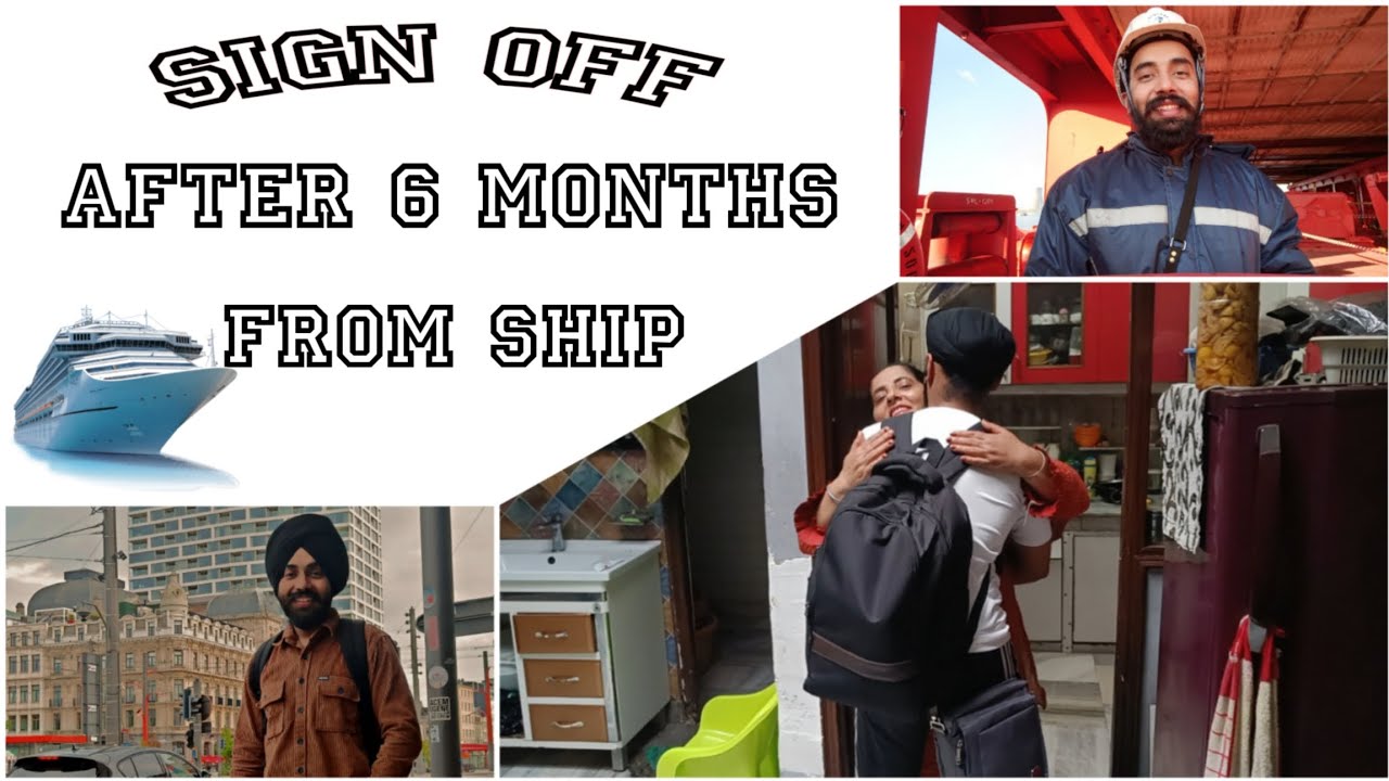 Sign-off from ship after 6 months.🥰🥰 Unveiling the hidden secrets of ...