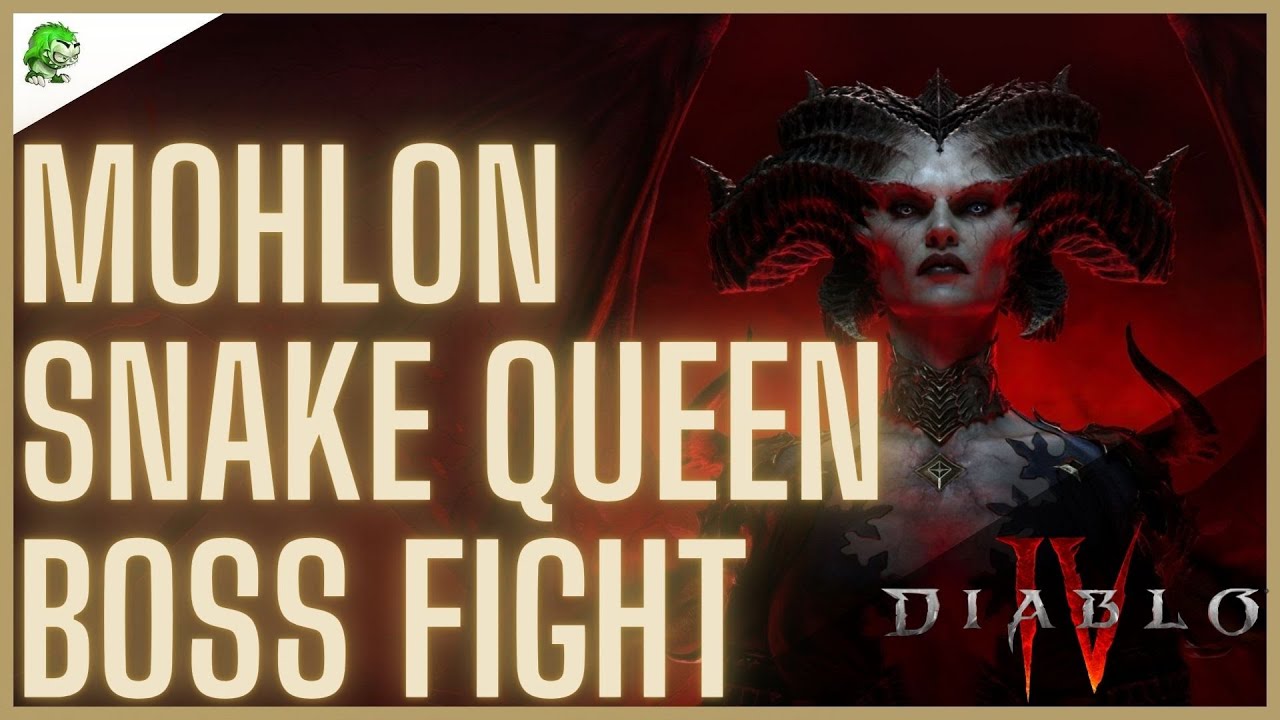 Diablo 4 Mohlon Snake Queen Boss Fight - YouTube