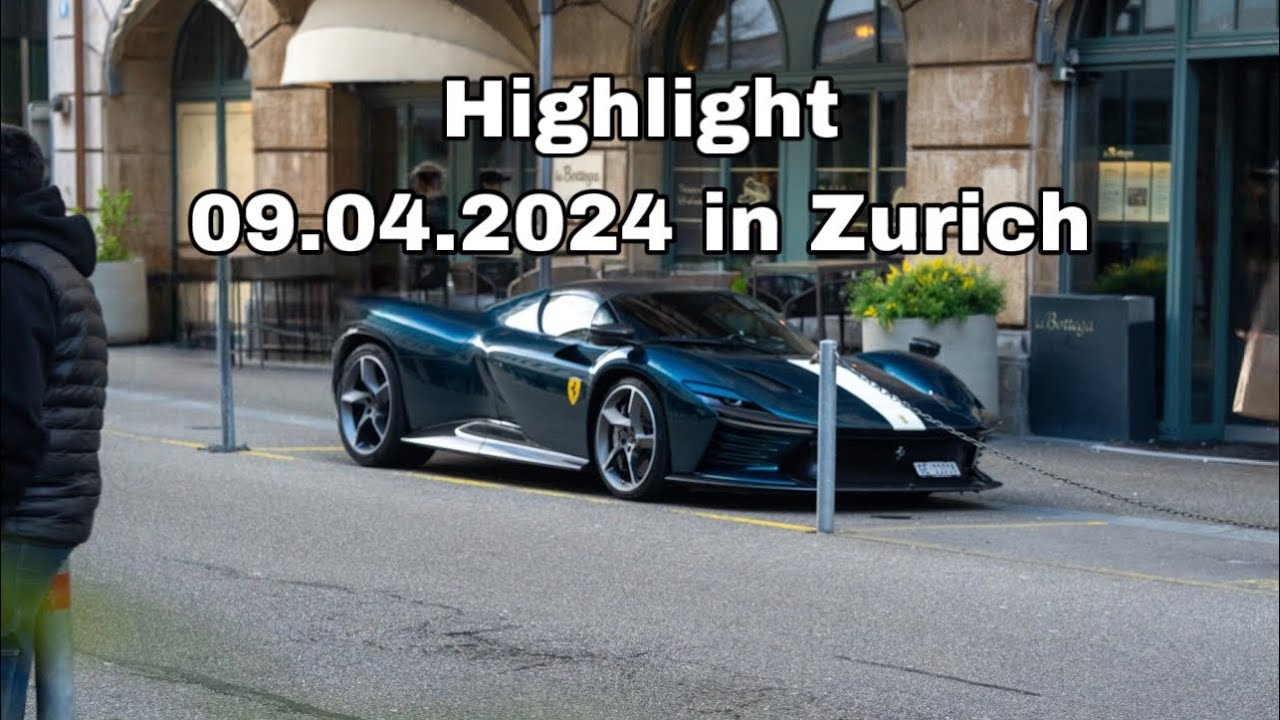 Highlight from Zurich 06.04.2024 ( 2 Hypercars Lamborghini Murciélago ...