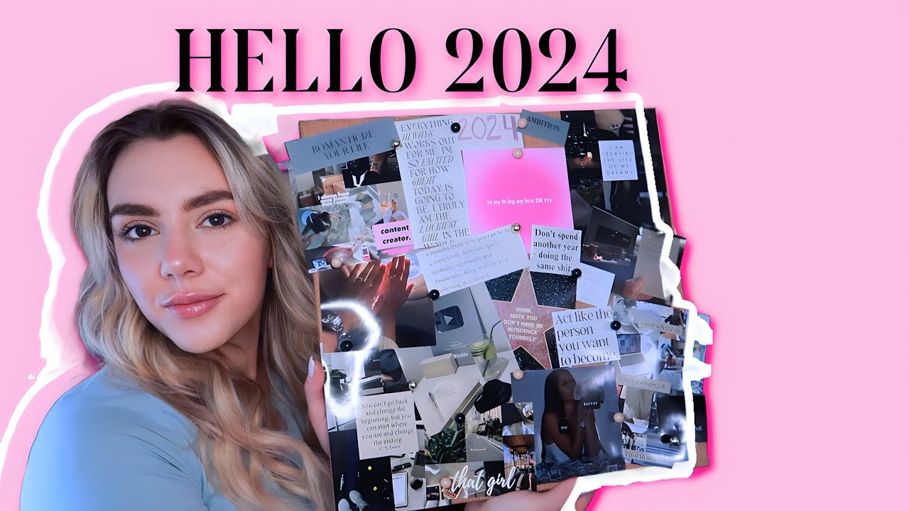 2024 Vision Board + New Years Goals - YouTube