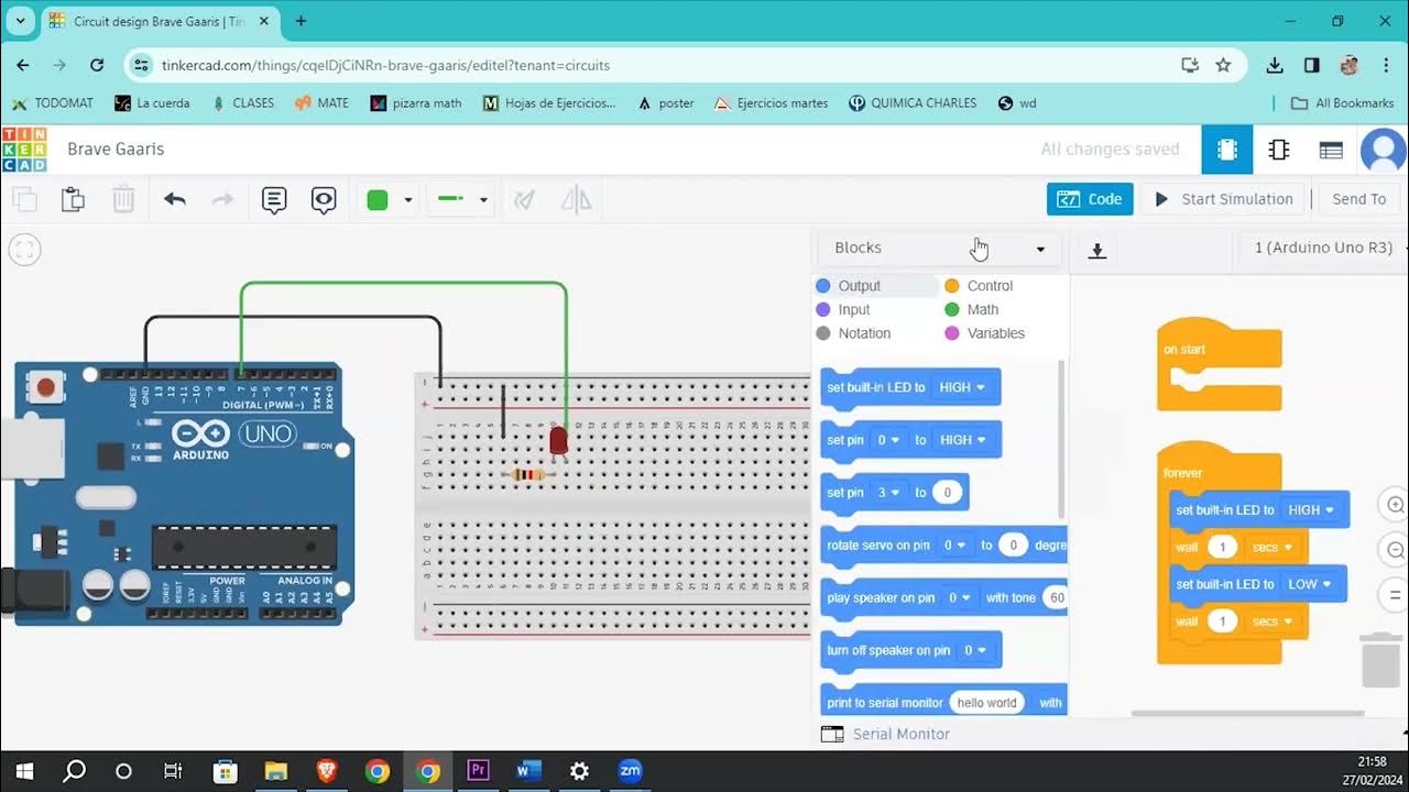 ENCENDER Y APAGAR LED CON ARDUINO T1. - YouTube
