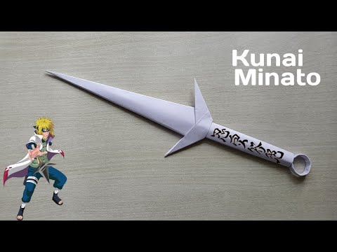 How to Make a Paper Kunai|Paper Crafts|Origami|Craft With Sahil