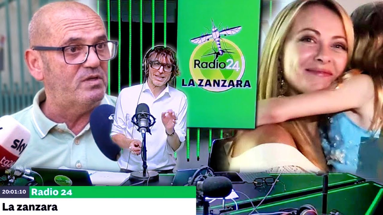 Stefano Addeo il prof. del post contro la Meloni - La Zanzara 5.6.2025 ...