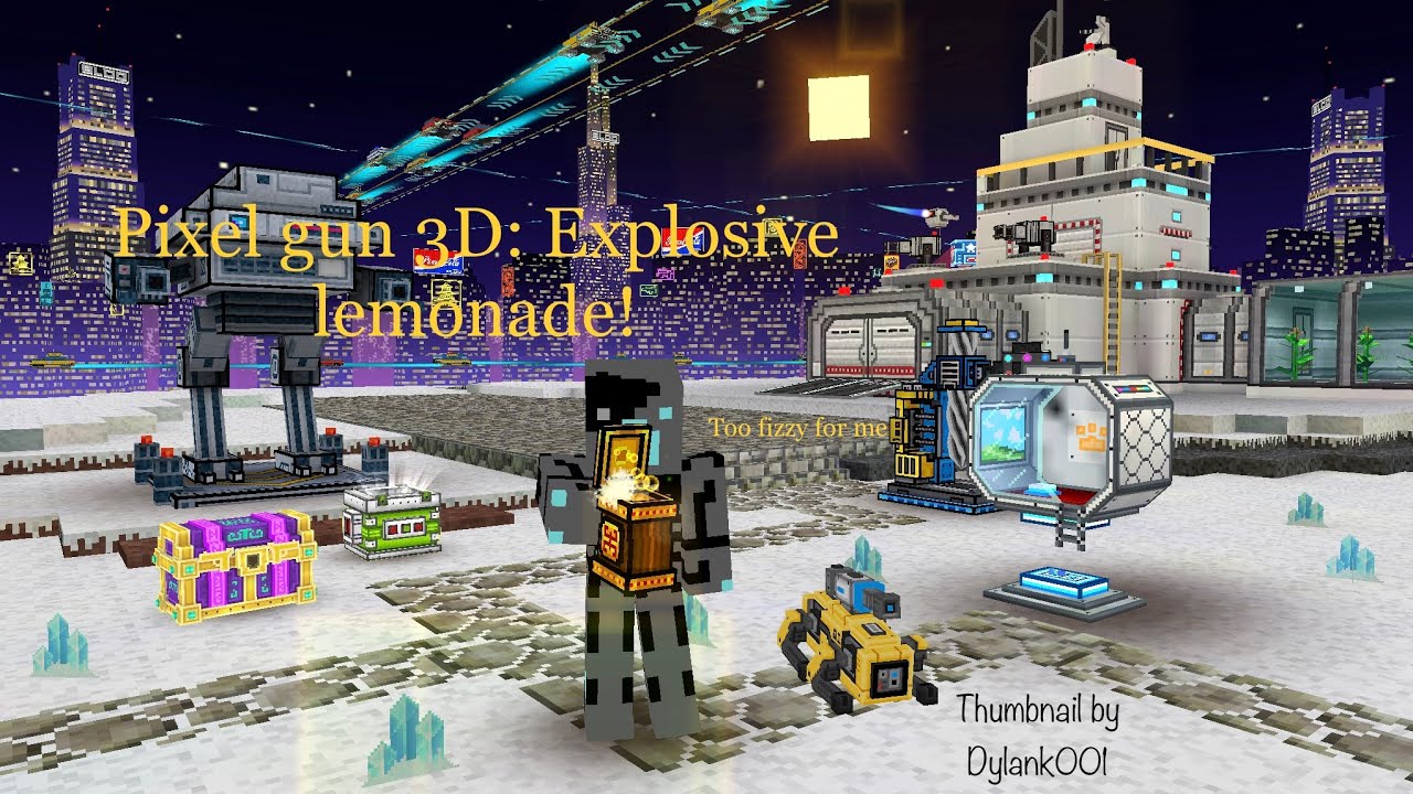 Pixel gun 3D explosive lemonade! - YouTube
