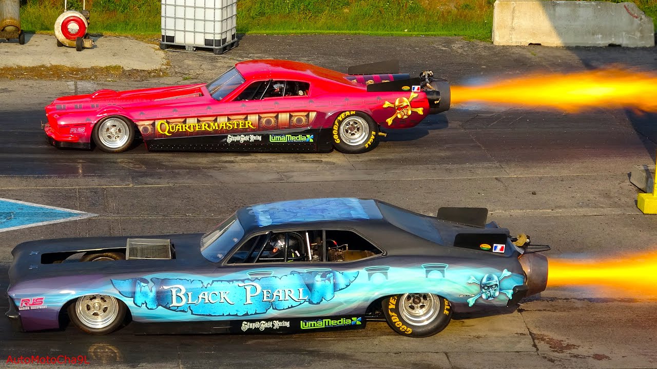 Dragon's Fire Jet Truck and Dragsters Speeds Over 200mph at Great Lakes ...