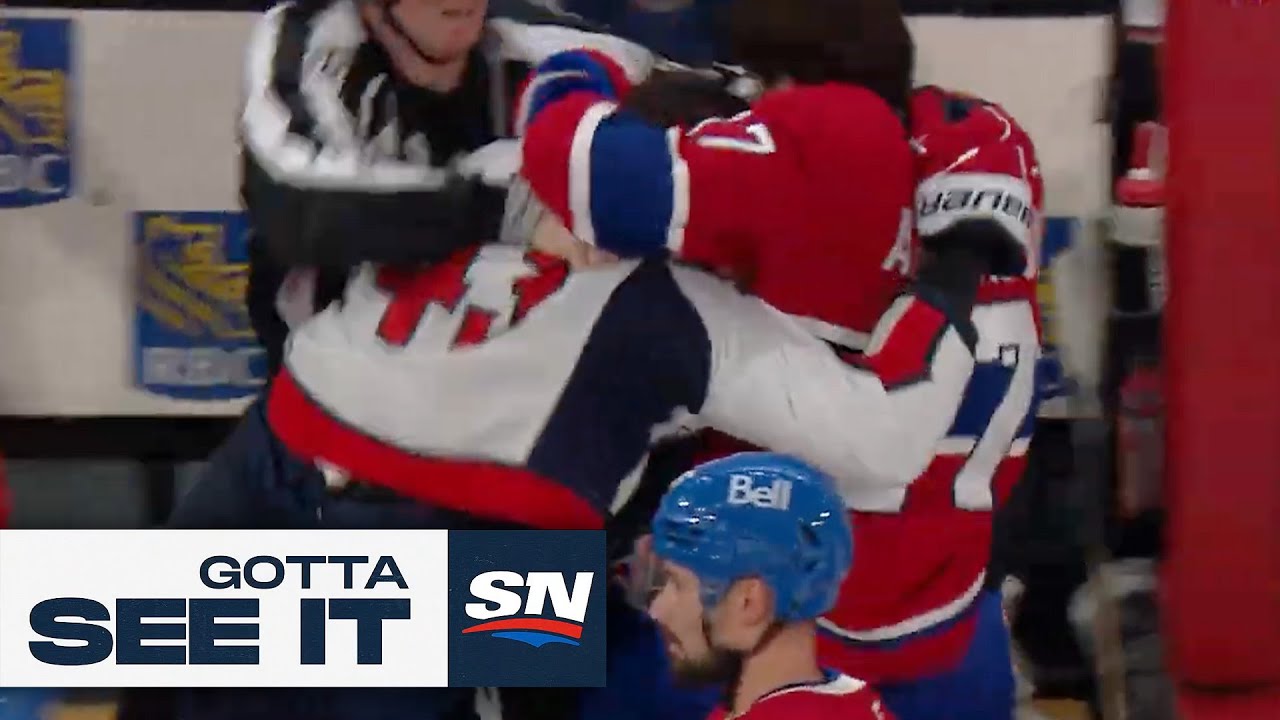 GOTTA SEE IT: Tom Wilson And Josh Anderson Fight On Capitals Bench ...