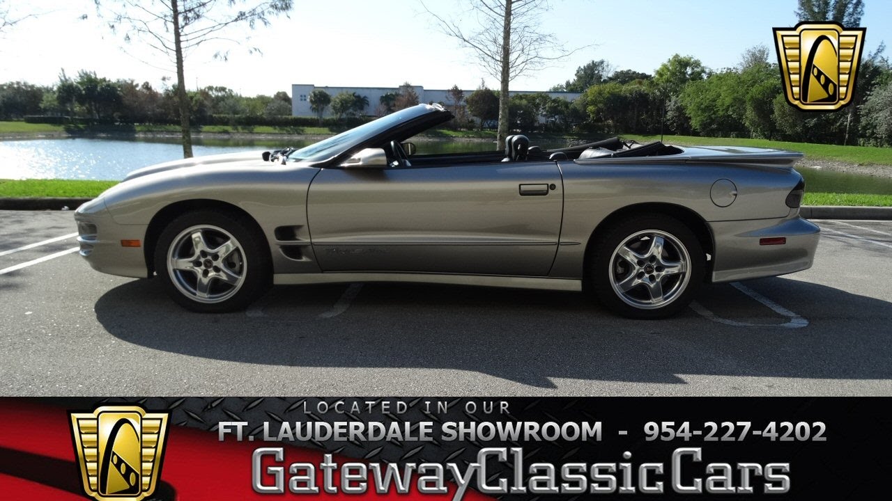 428-FTL 2001 Pontiac Trans Am Convertible WS6 - YouTube