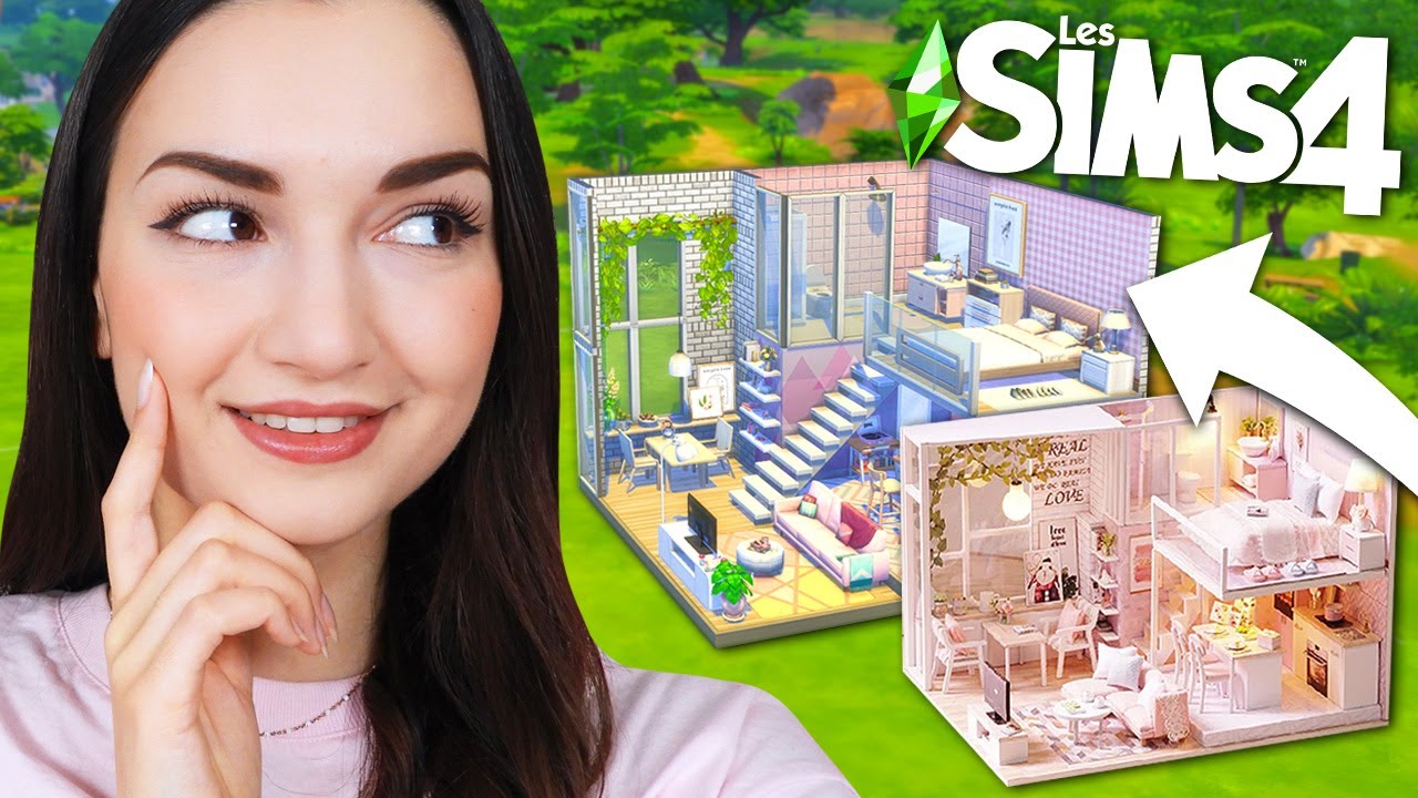 Je reproduis une maquette super mignonne et fonctionnelle !😊 | Challenge Sims 4 - YouTube