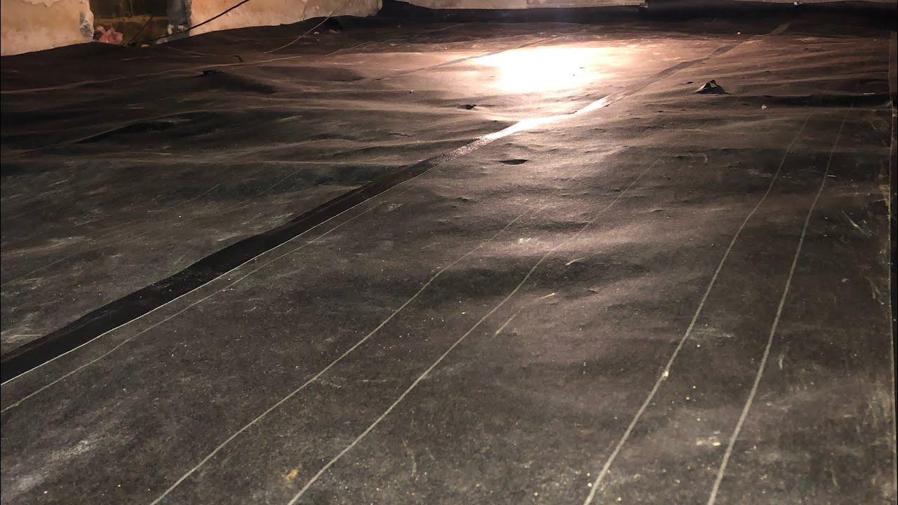 Crawl space Clean Up and insulation - YouTube